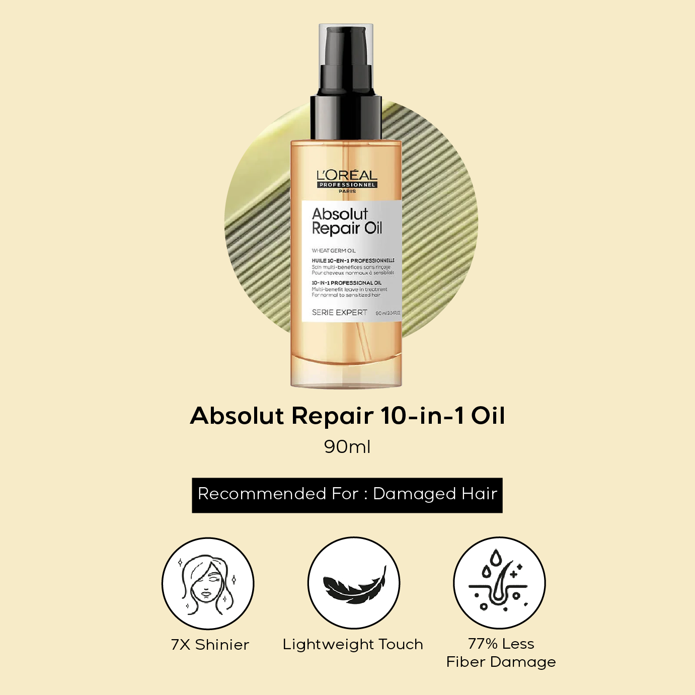 Loreal Professional Absolut Repair Oil 10 In 1 Perfecting Multipurpose ...