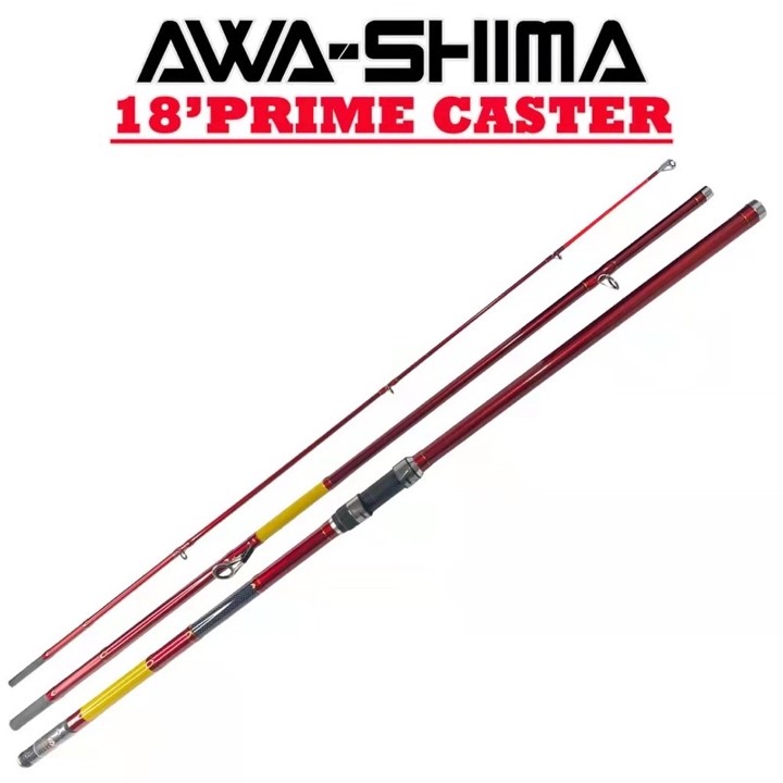AWASHIMA PRIME CASTER AND SKY CASTER SURF ROD 13 14 15 17 18 KAKI ...