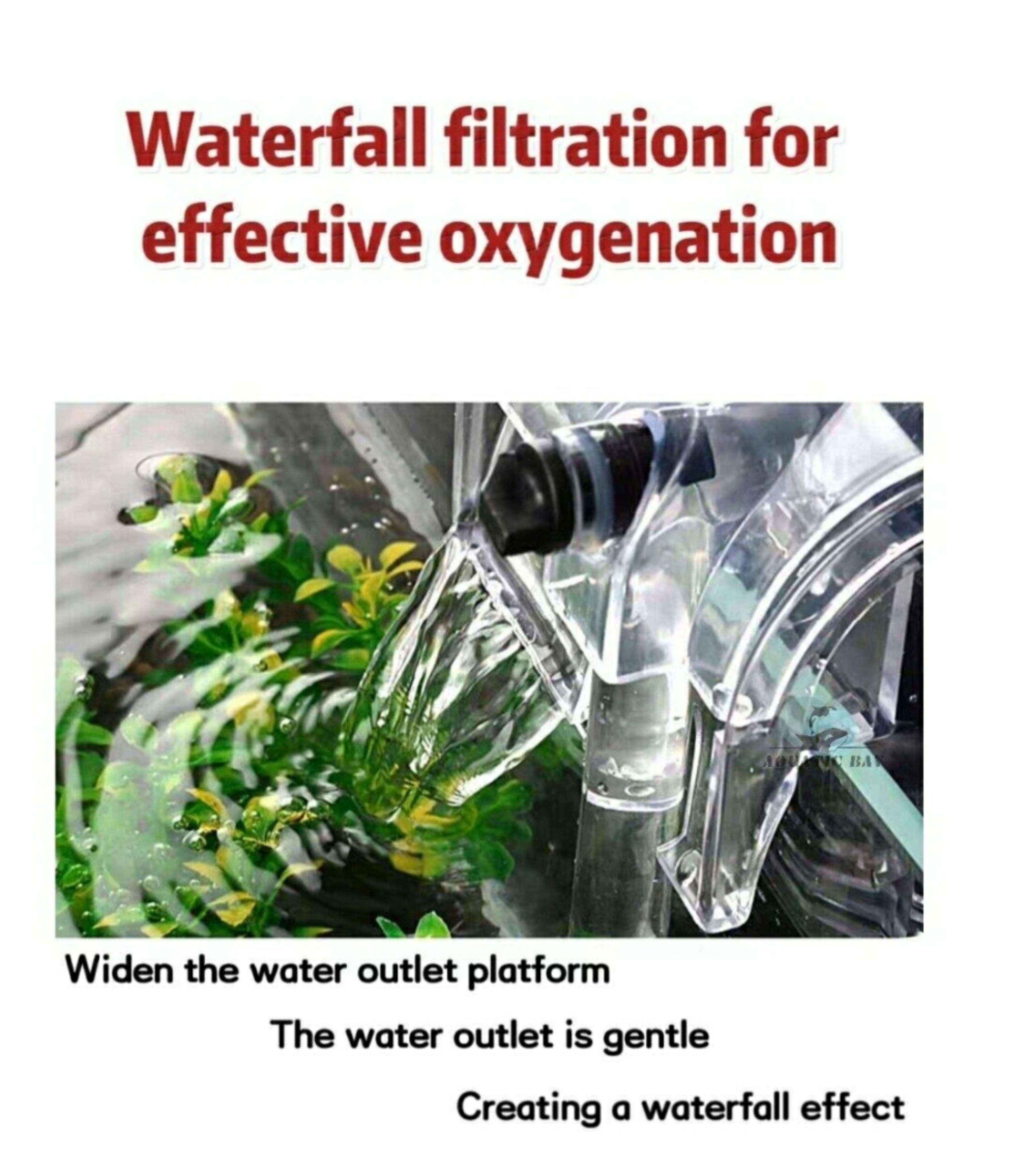 Skimmer External Hanging Filter Waterfall Filter Fish Turtle Tank ...