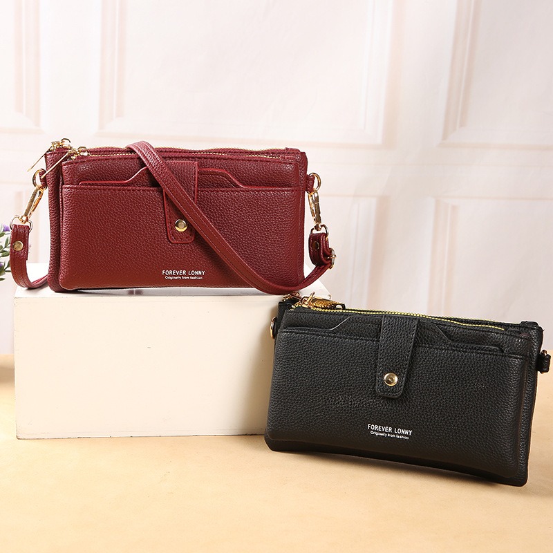 iFASHION 1744 Korean Women Mobile Sling Bag Long Purses Wallet Card ...