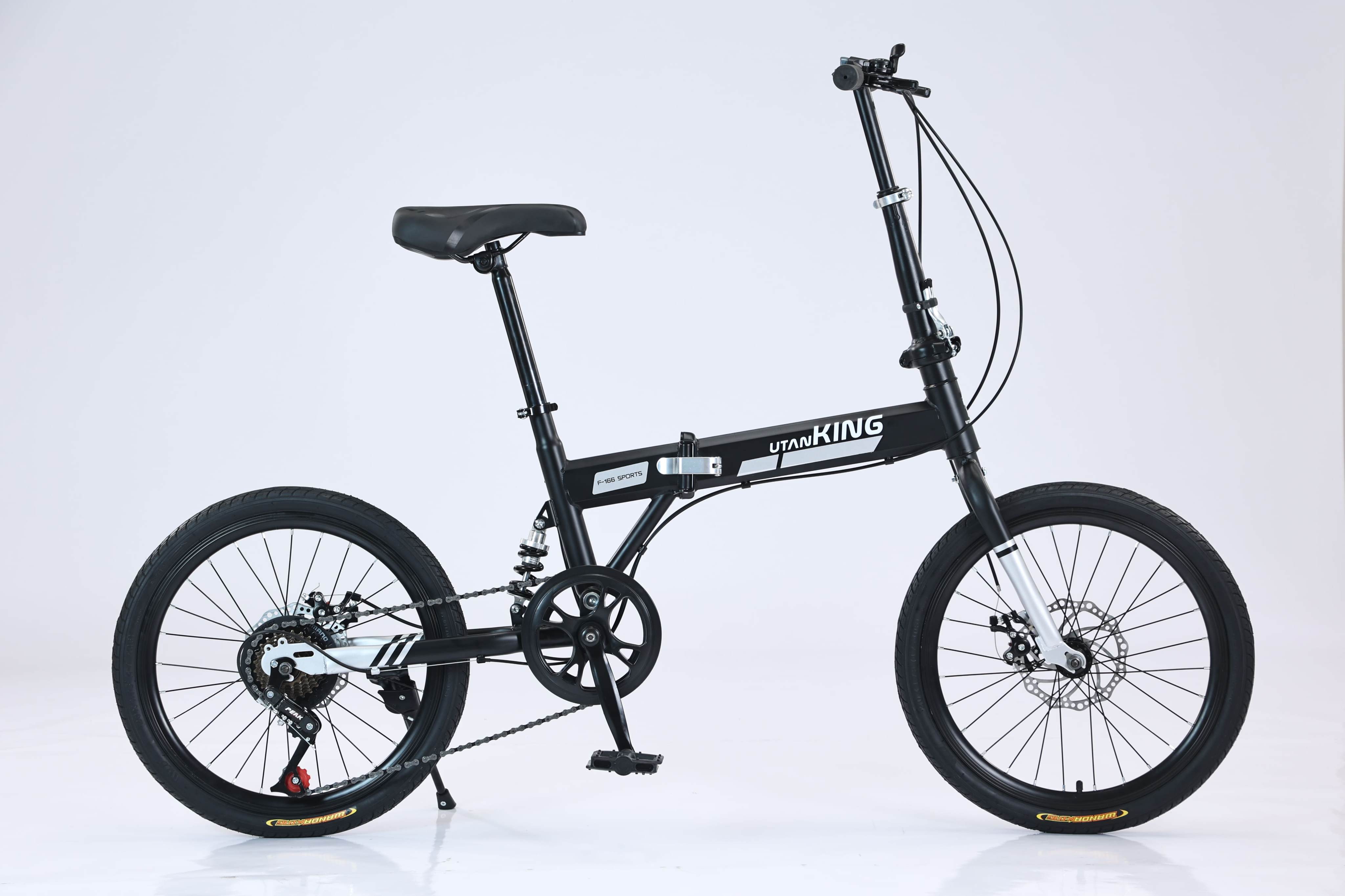 UtanKing™ 20 Inch Folding Bike MTB Foldable Road Bicycle Double Disc ...