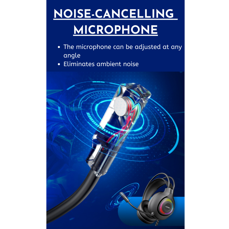 Leaven G75 7.1 Surround Sounds Gaming Headset With Noise Microphone ...