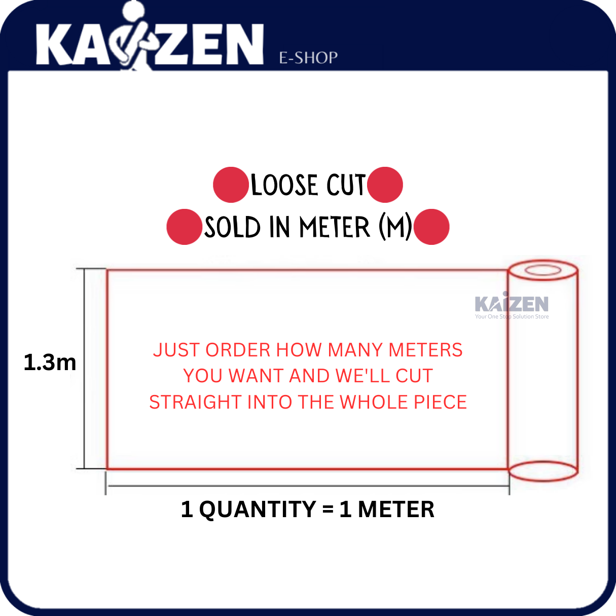 [METER] 1.3-1.5mm Anti Slip PVC Rubber Water Floor Mat Non-slip Mat PVC ...