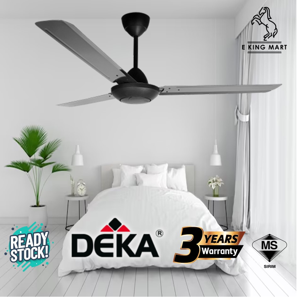 SIBERIAIR CF/SA5B/BK 5 Metal Blade / DEKA DR9 60" Ceiling Fan Black 5 ...