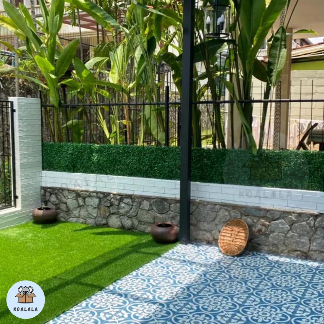 Artificial Wall Grass Rumput Tiruan Dinding Artificial Wall Plant ...