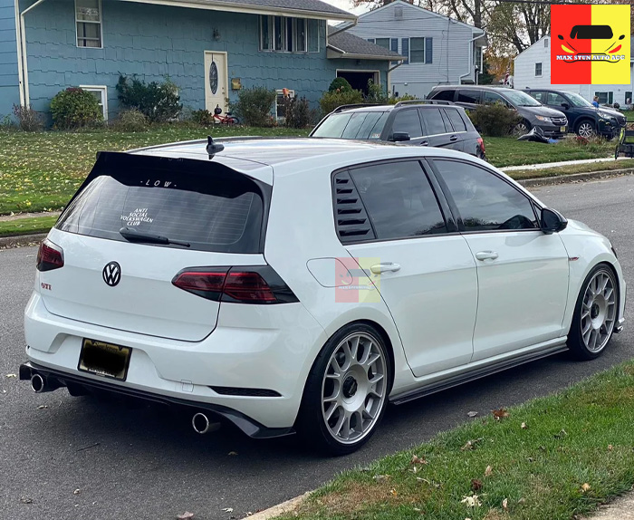 VOLKSWAGEN GOLF MK7/MK7.5 GTI R LINE R REAR WINDOW LOUVER COVER GOLF ...