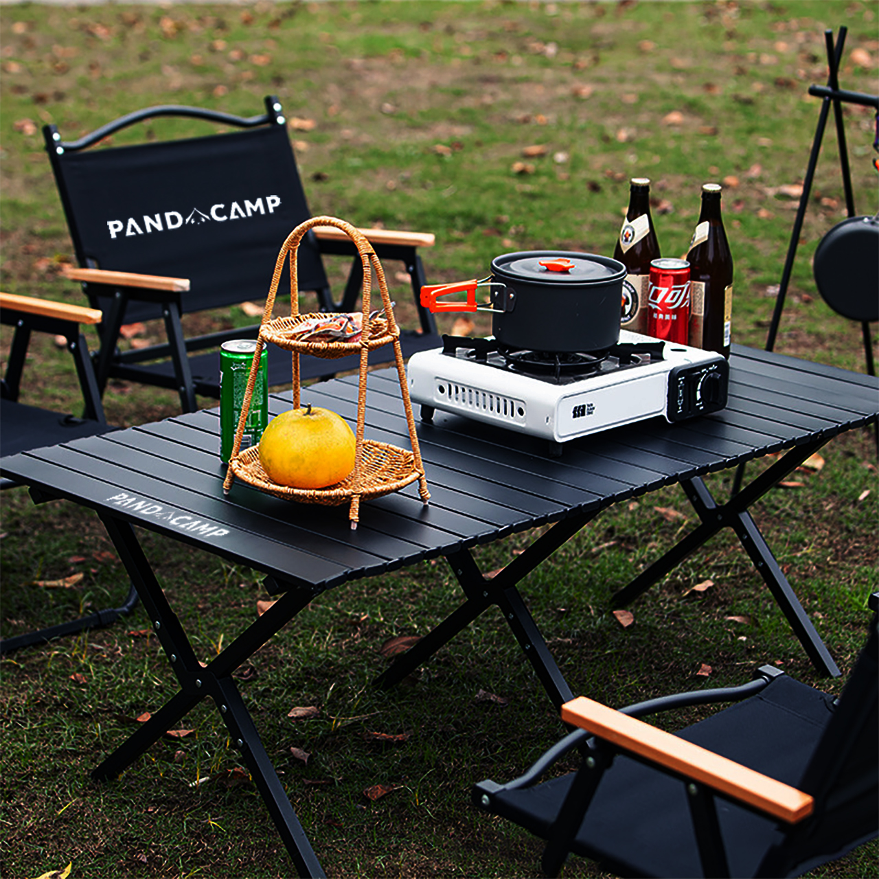 PANDACAMP Outdoor Camping Chair Folding Chair Camping Table Meja Lipat ...