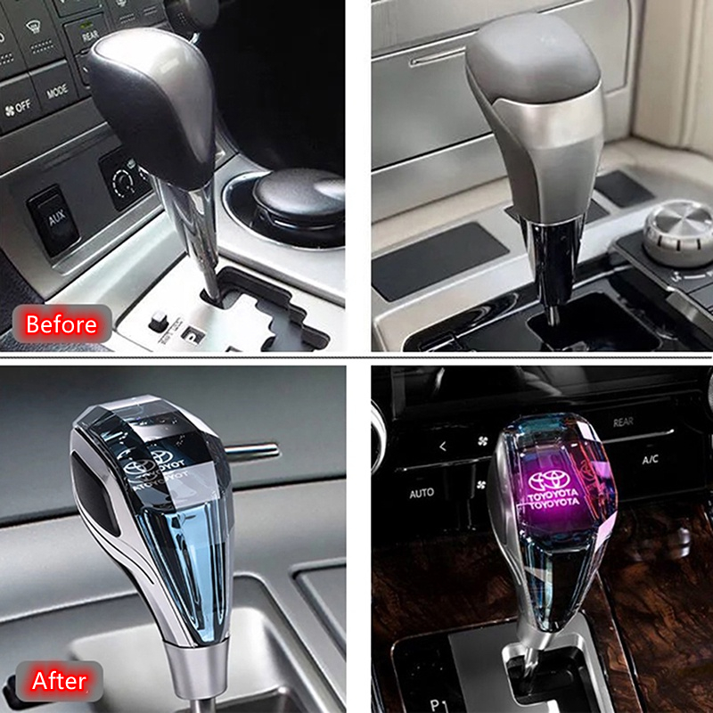 Car 5d diamond gear shift knob led automatic Perodua Proton Toyota ...