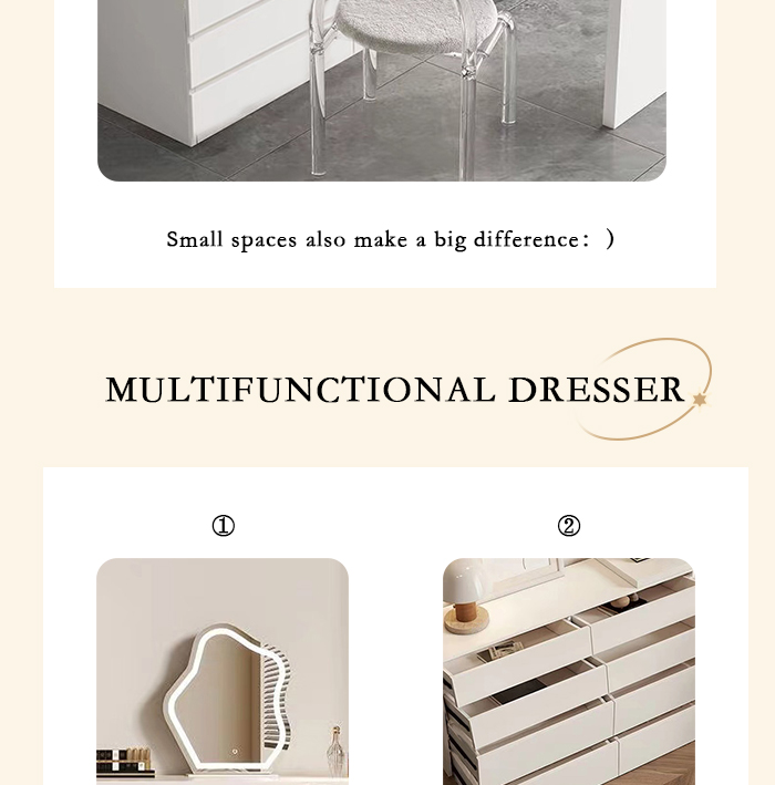 Drawer Cabinet With Scalable Table Set Home Storage Cabinet Organizer ...