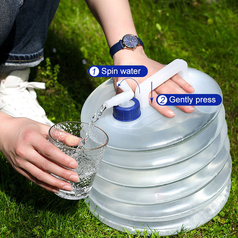 Collapsible Outdoor Water Container 5L/10L/15L Foldable Water Storage ...