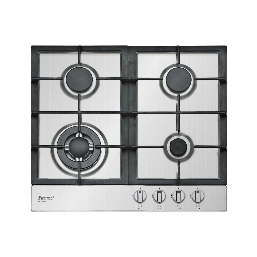 Firenzzi FH-6408 SS / ELBA EBH-6630 60cm 4 Burners Stainless Steel Gas ...