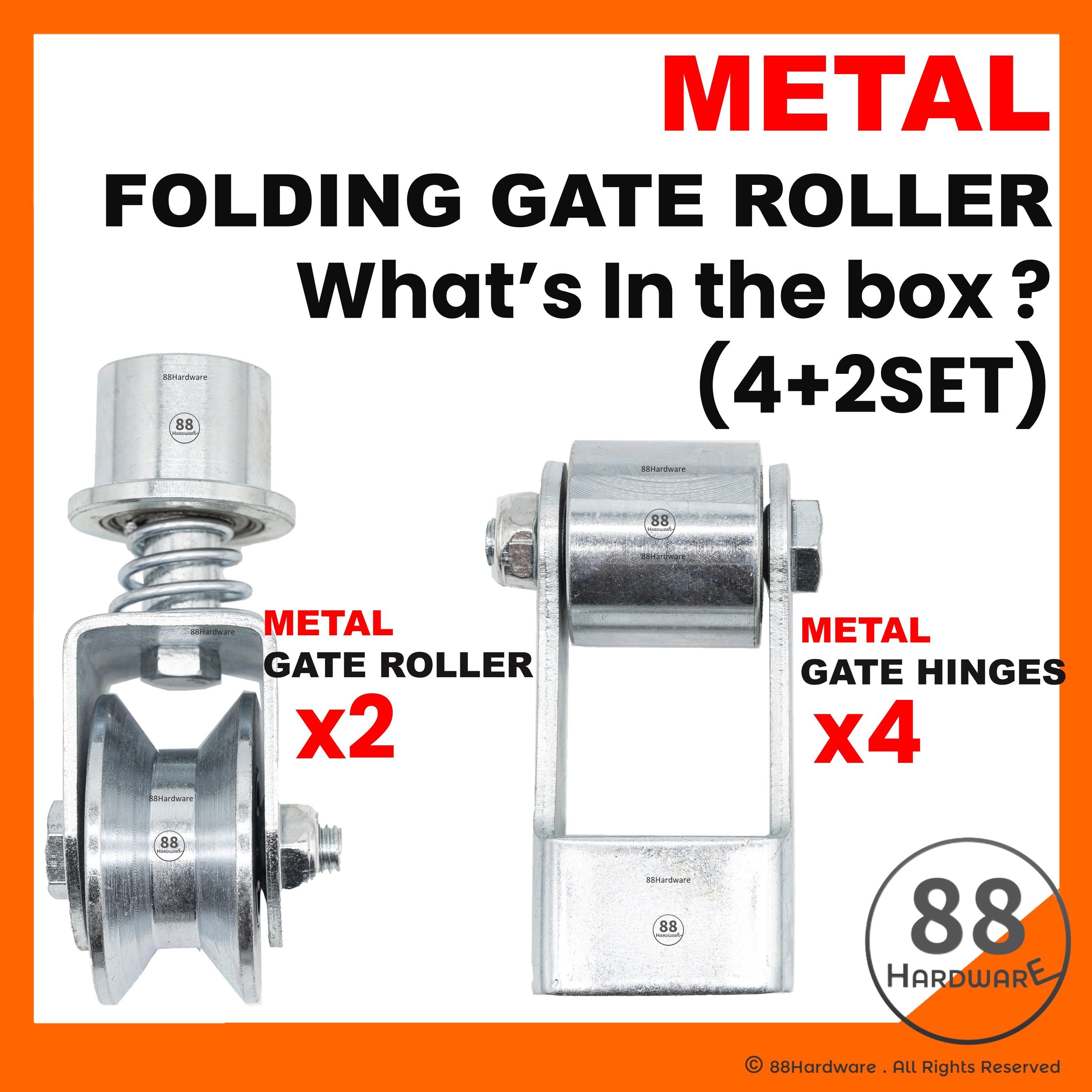 【3 Bearing】Heavy duty folding gate roller bearing / autogate bearing ...