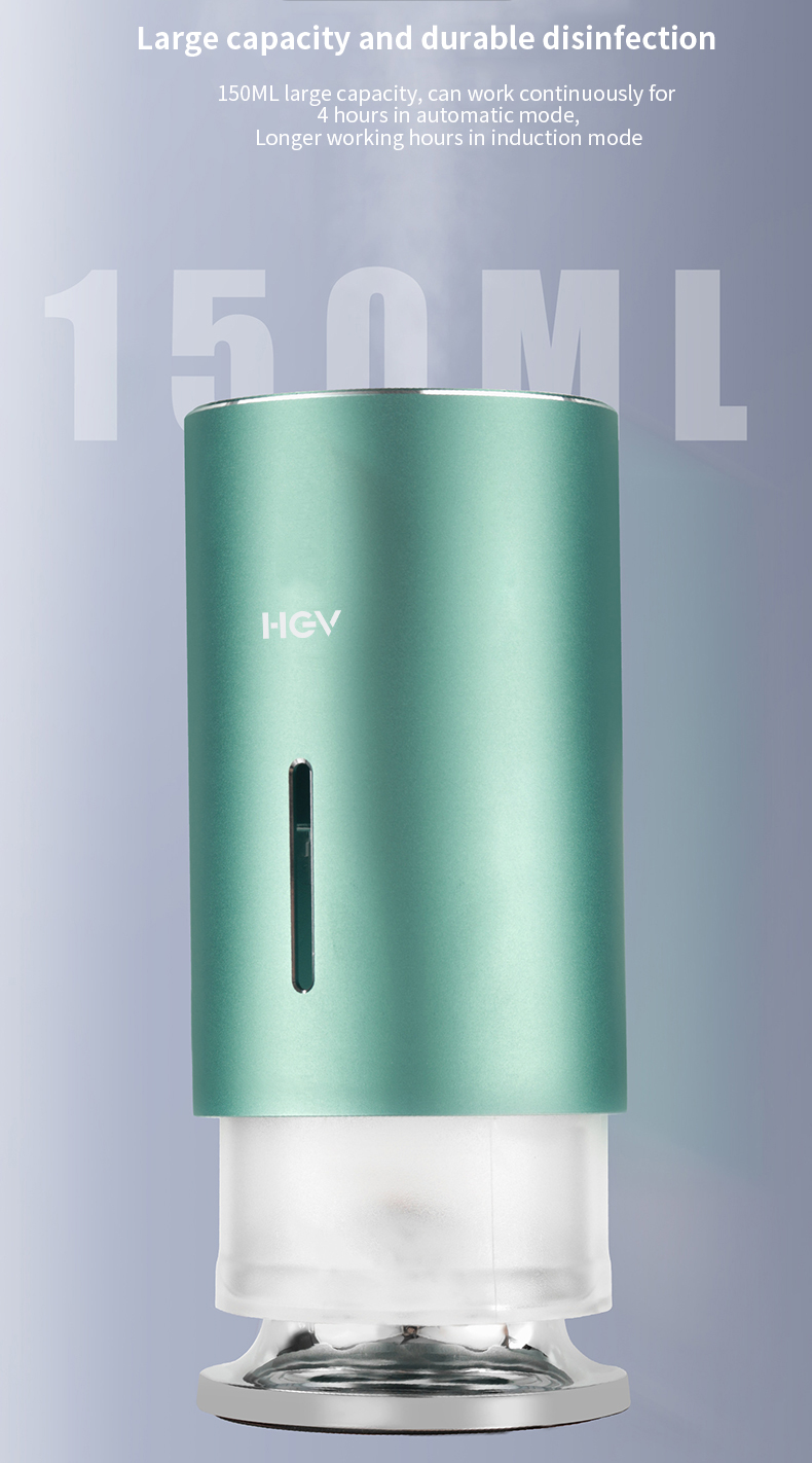 HGV Sterilization Humidifier Wireless 150ML Smart Induction Infrared ...
