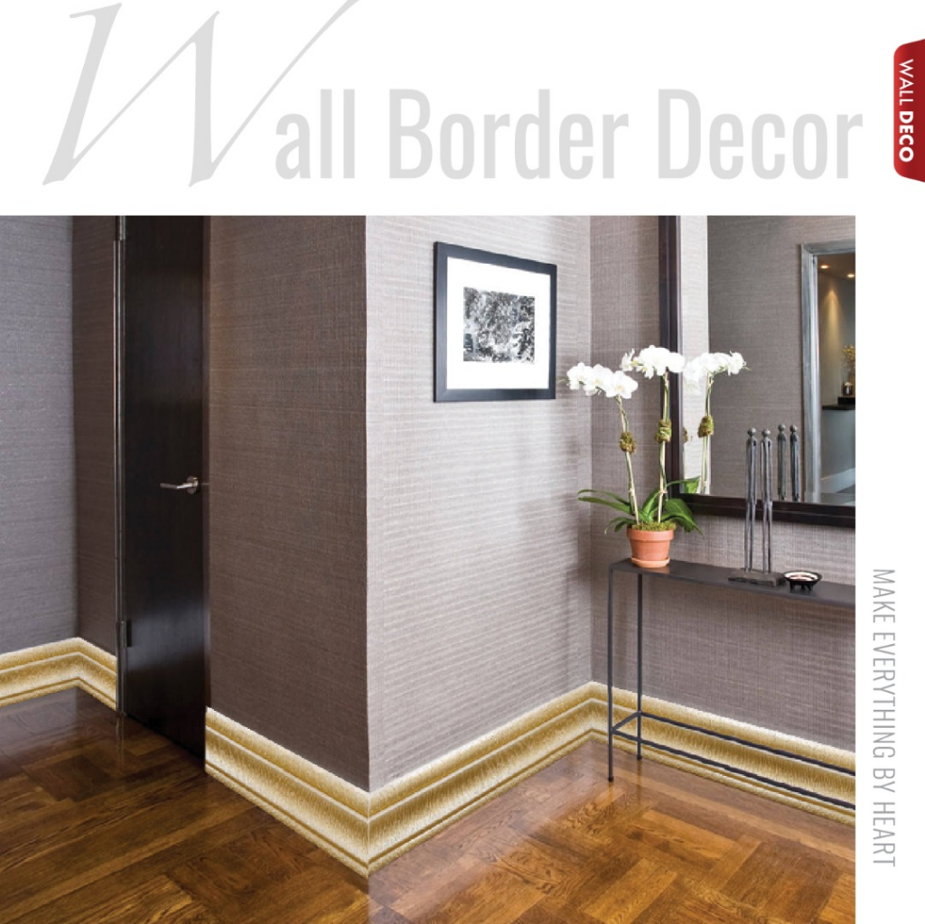 8 CM X 230 CM [[GWS]] 3D WALLPAPER WAINSCOTING FOAM FLOOR SKIRTING WALL ...