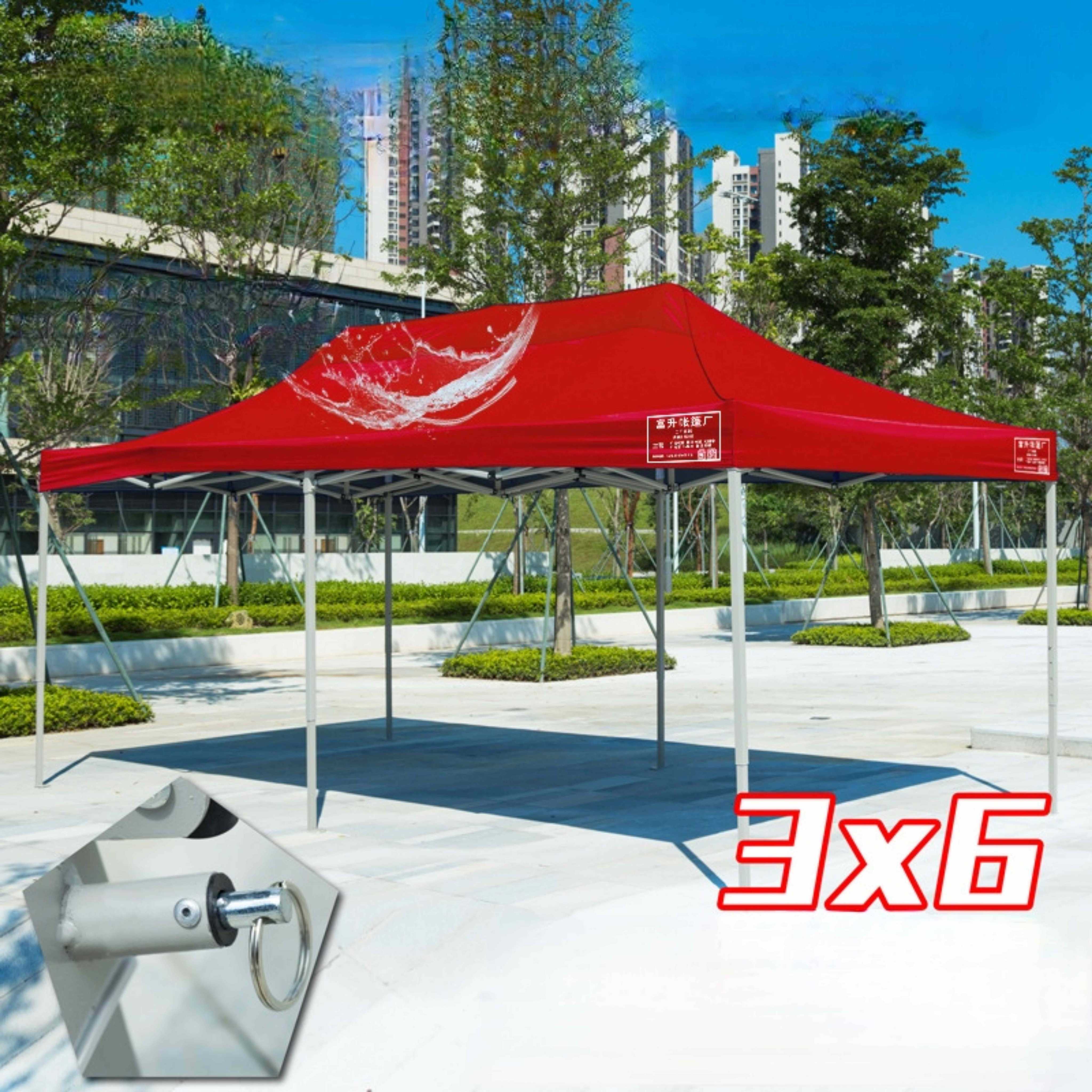 PA Heavy Duty Night Market Canopy Camping Tent 3x3m Payung Niaga Canopy ...