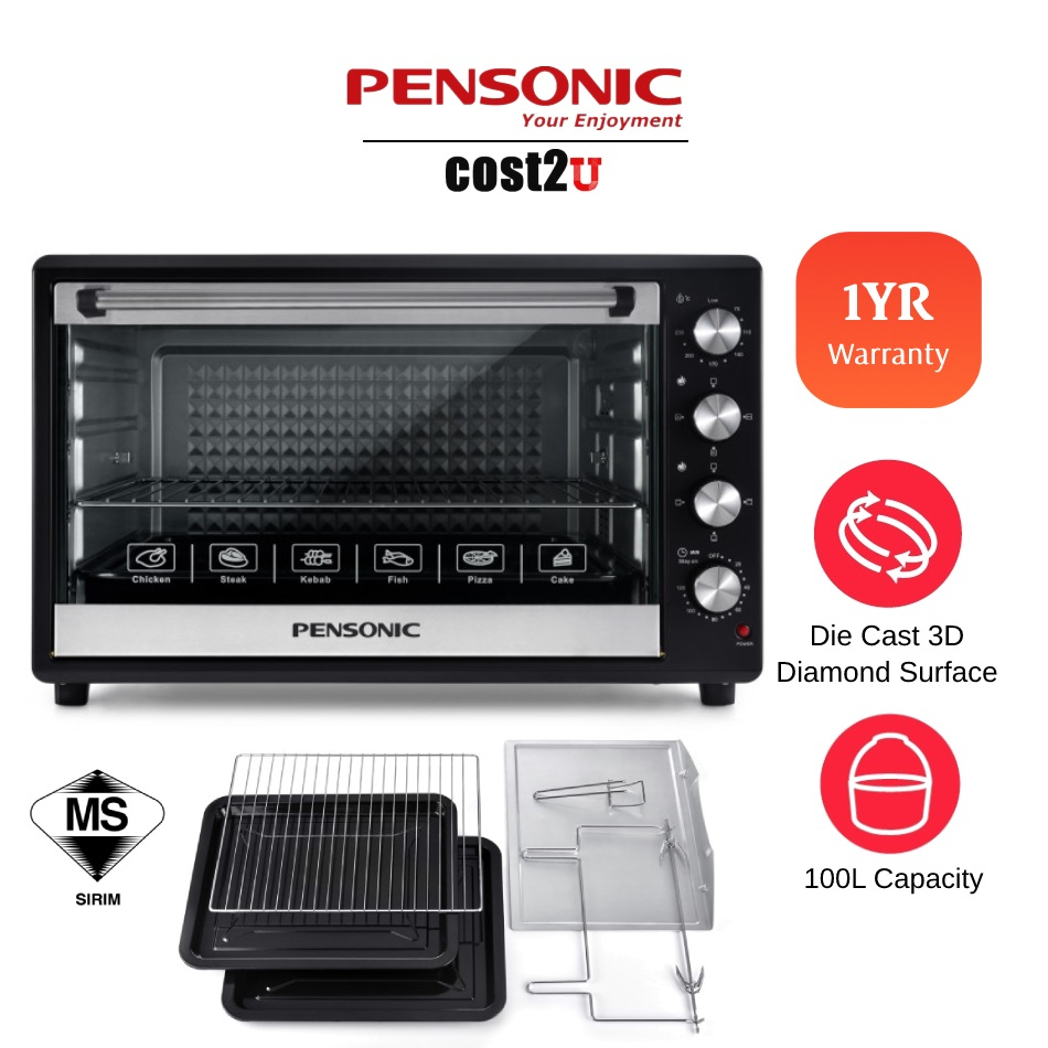 Pensonic 100L Super Large Electric Oven | PEO-1111 (Large Oven Big Oven ...