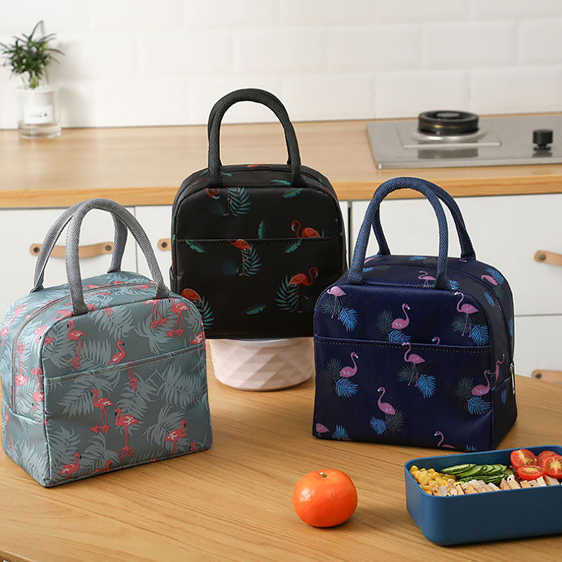 𝗪𝗔𝗧𝗘𝗥 𝗥𝗘𝗦𝗜𝗦𝗧𝗔𝗡𝗧 》Large Capacity Thermal Insulation Bento Lunch Box Bag ...