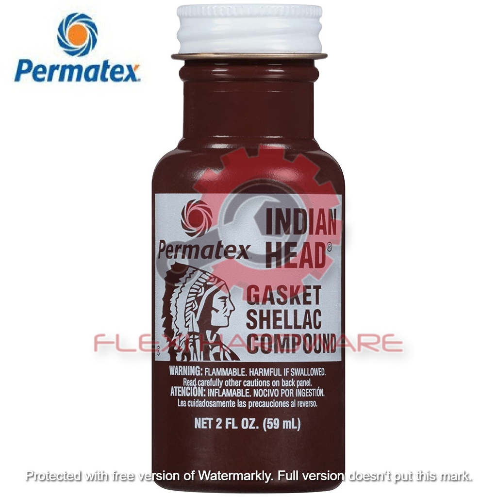 Permatex Indian Head Gasket Shellac Compound Gasket Glue 59ml | Shopee ...