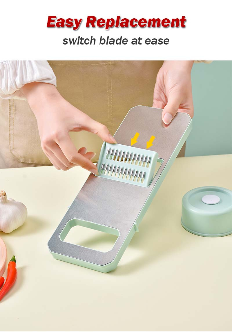 New 8in1 Multifunction Slicer for Kitchen Vegetable Chopper Mandoline ...