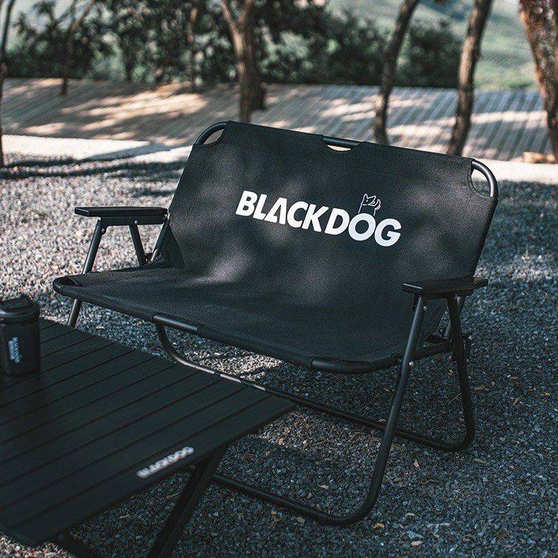 BLACKDOG Portable Double Folding Kermit Chair Sofa Comfortable Height ...