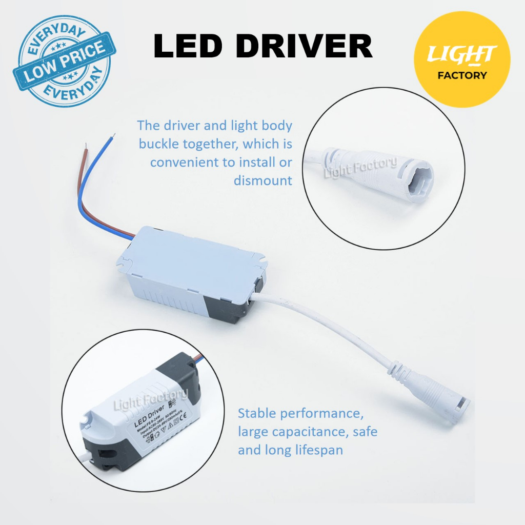 High Quality LED Driver 12W 18W 24W Power Supply For Led Panel Light ...