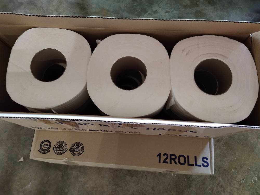 Jumbo Roll Tissue (JRT) - 2 Ply (330Gram± X 12 Rolls/Carton) | Shopee ...