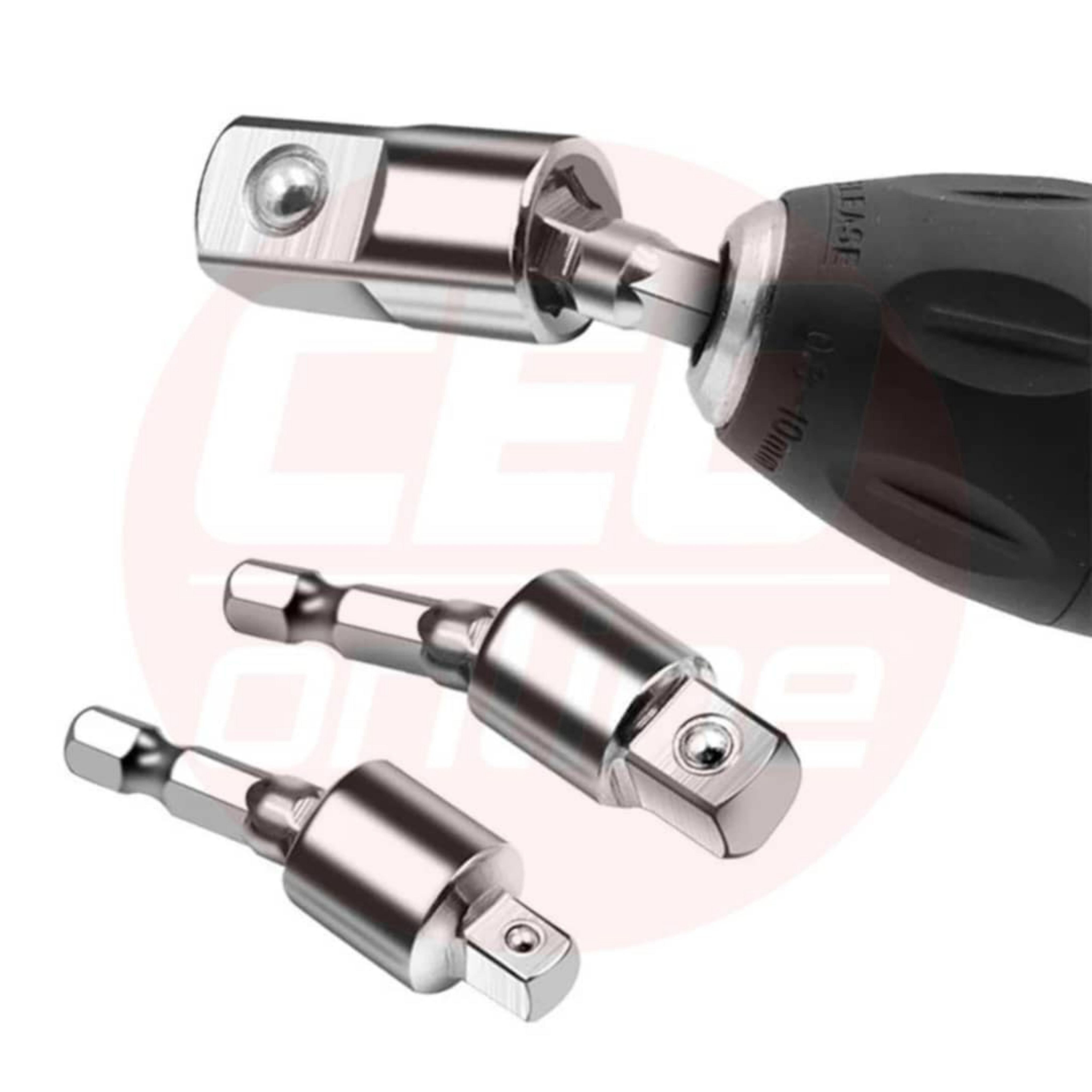 CEO 🇲🇾 [TYPE A] 1/4" 3/8" 1/2" Universal Joint Set Ratchet Angle ...
