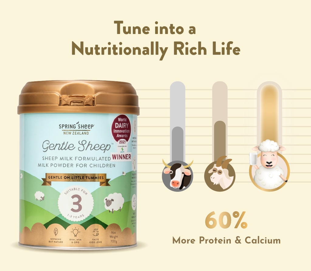 Spring Gentle Sheep Milk Powder Step 3 700g | Shopee Malaysia