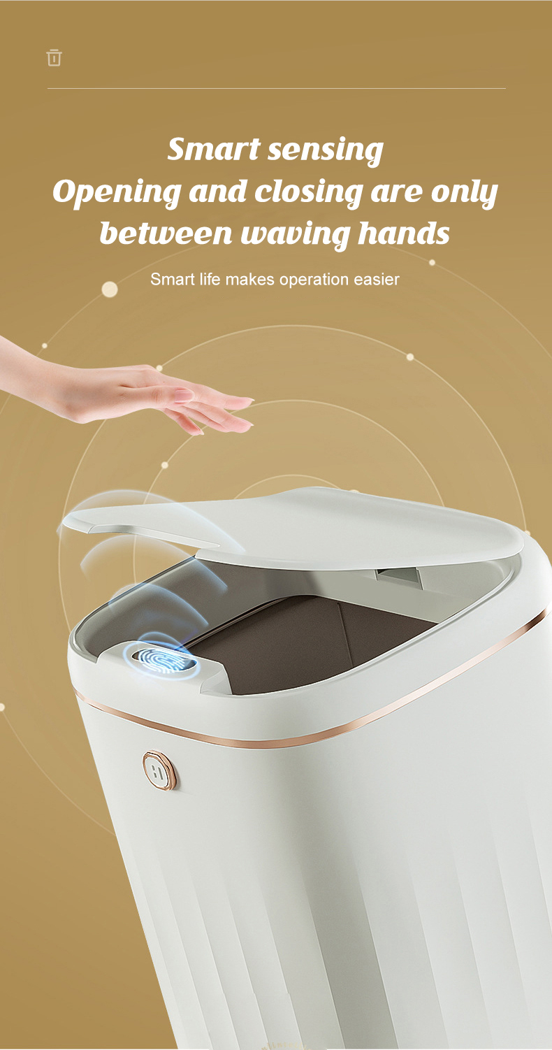 20L Automatic Touchless Rubbish Bin Large Capacity Charge Version Smart ...