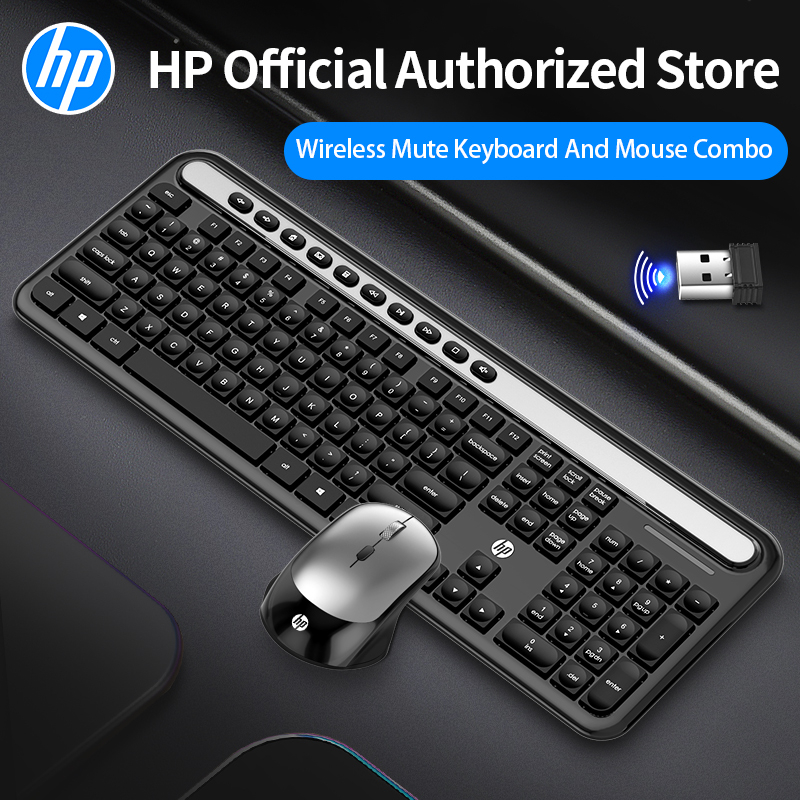 HP CS500 2.4GHZ WIRELESS KEYBOARD AND MOUSE COMBO WITH PLUG & PLAY 104 ...
