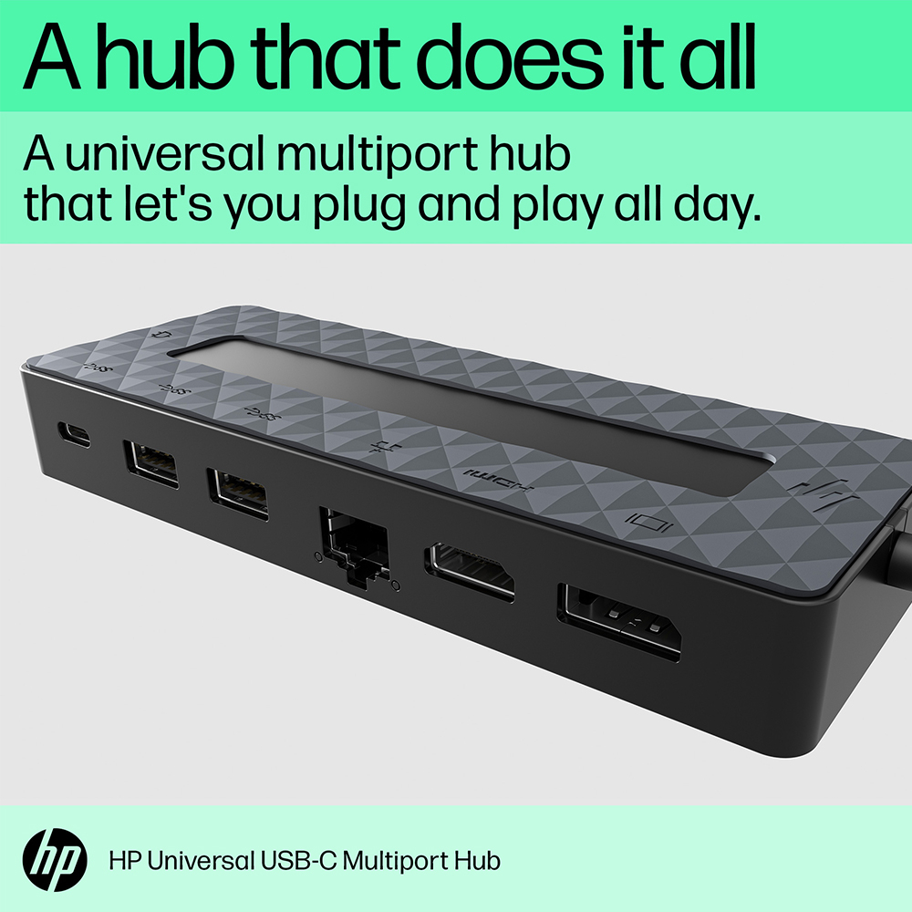 HP Multiple HUB Universal USB-C 50H98AA#UUF | Shopee Malaysia