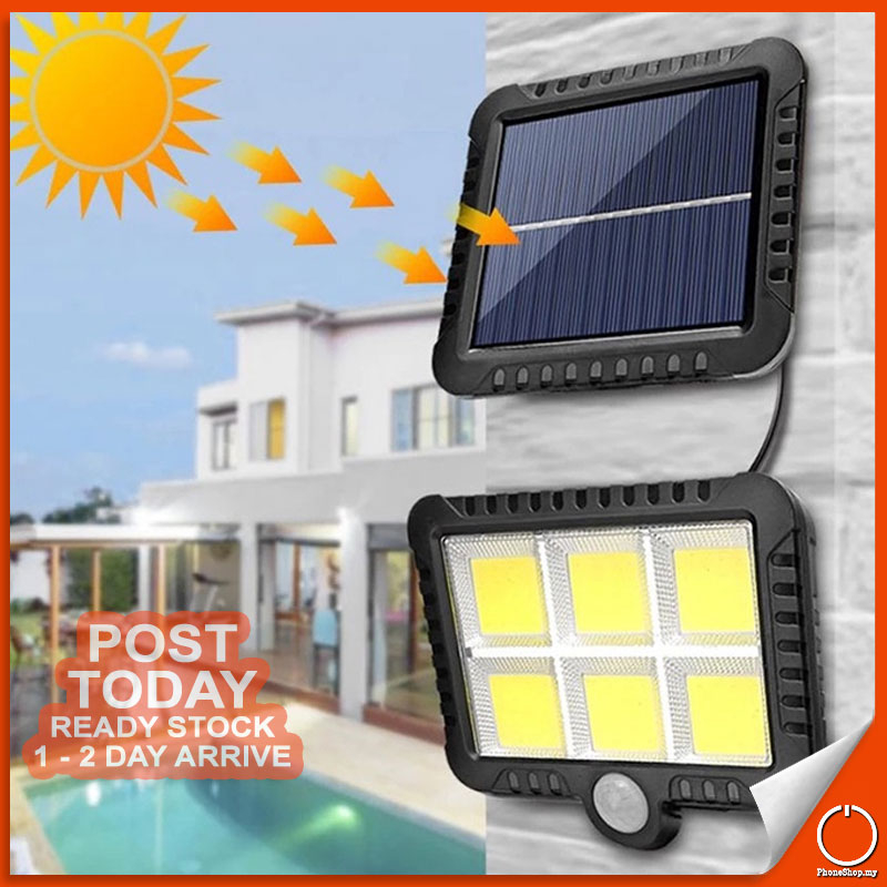 𝐏𝐈𝐑 𝐌𝐎𝐓𝐈𝐎𝐍 𝐒𝐄𝐍𝐒𝐎𝐑 Solar LED COB Split Wall Lights Weather Resistant ...