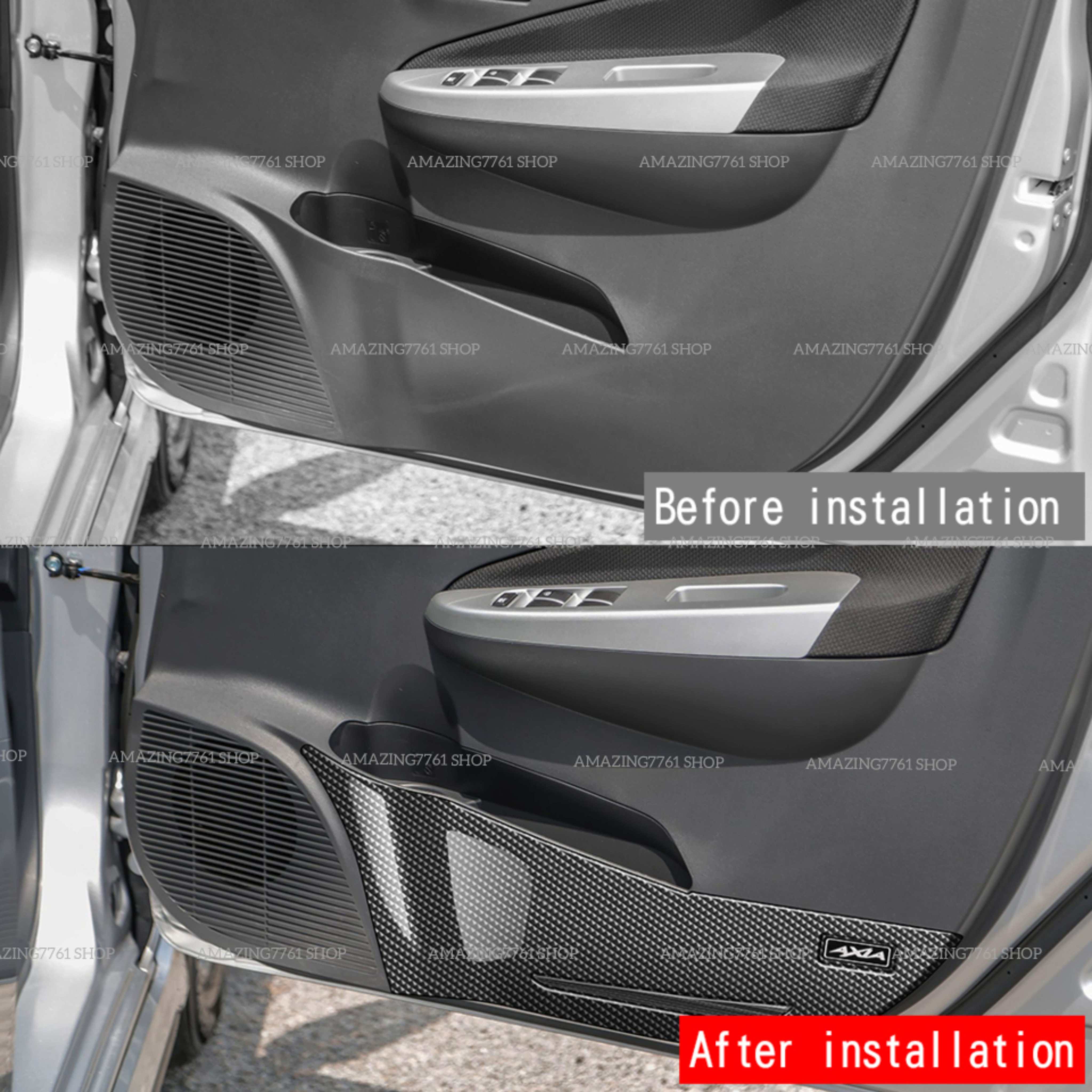 AMAZING PERODUA AXIA 2014-2022 CAR DOOR TRIM PANEL FRAME GARNISH DOOR ...