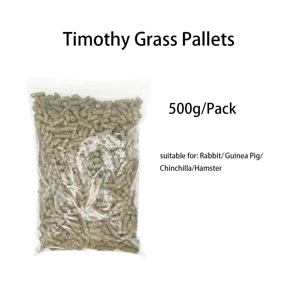 Timothy Grass Pellets 500g for Rabbit/ Guinea Pig/Chinchilla/Hamster ...