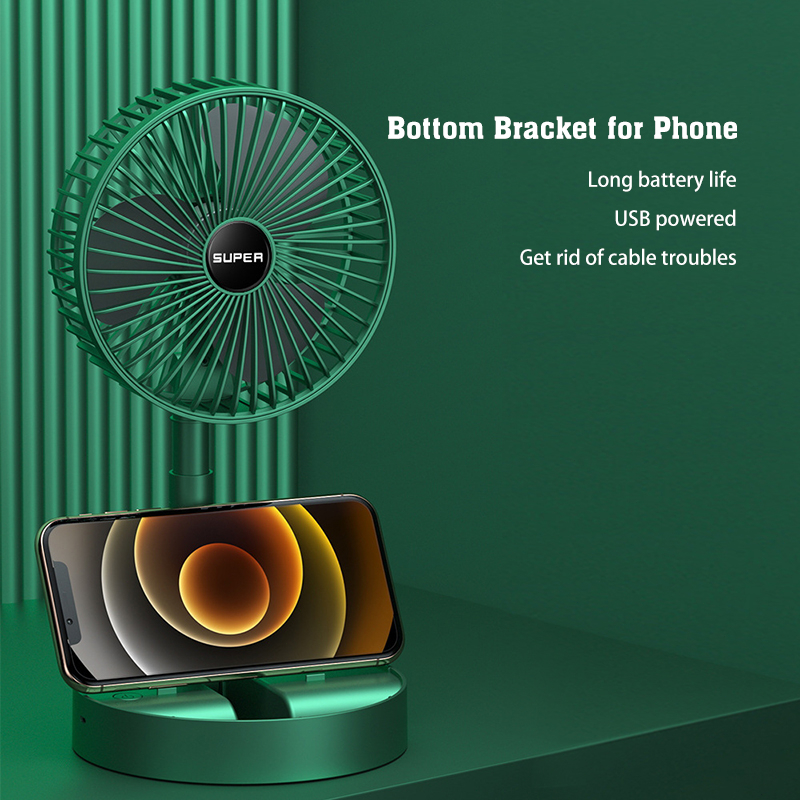 Adjustable Mini Fan Kipas Small Cooling Handy Desk Fan for Home Office ...