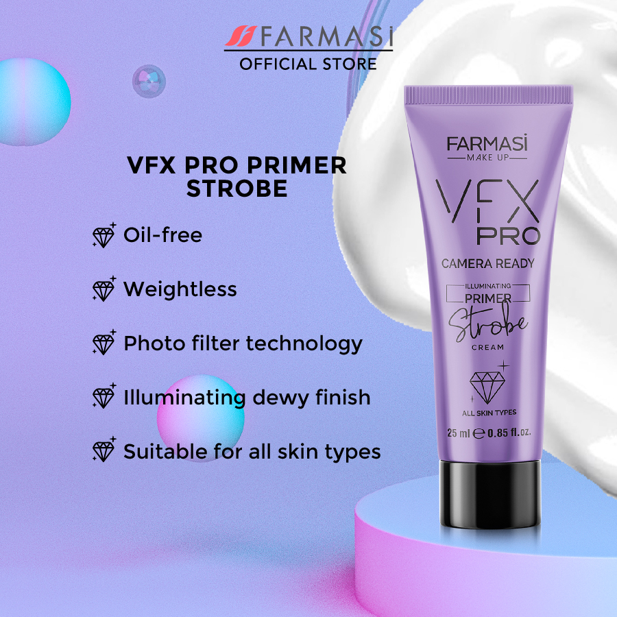 FARMASi VFX Pro Primer Strobe 25ML (BUNDLE CLEARANCE) | Shopee Malaysia