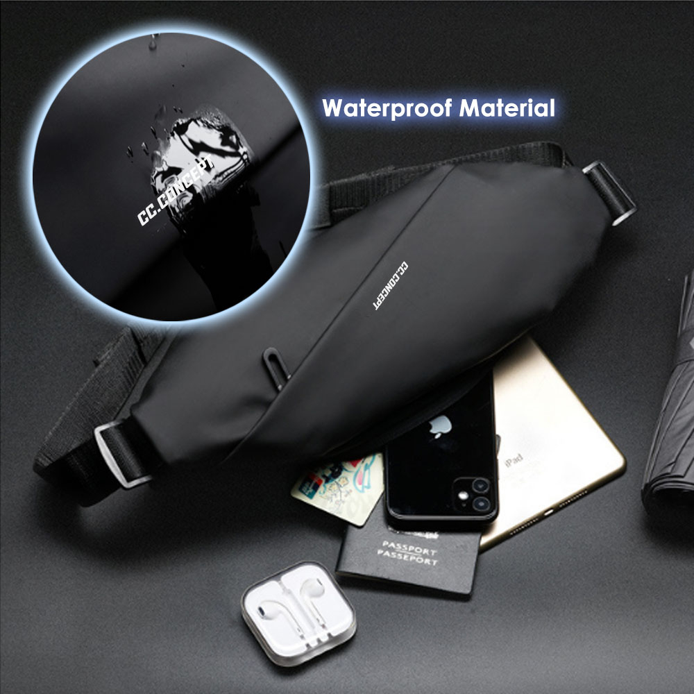 CC CONCEPT Original High Quality Waist Bag Waterproof Men Bag Chest Bag ...
