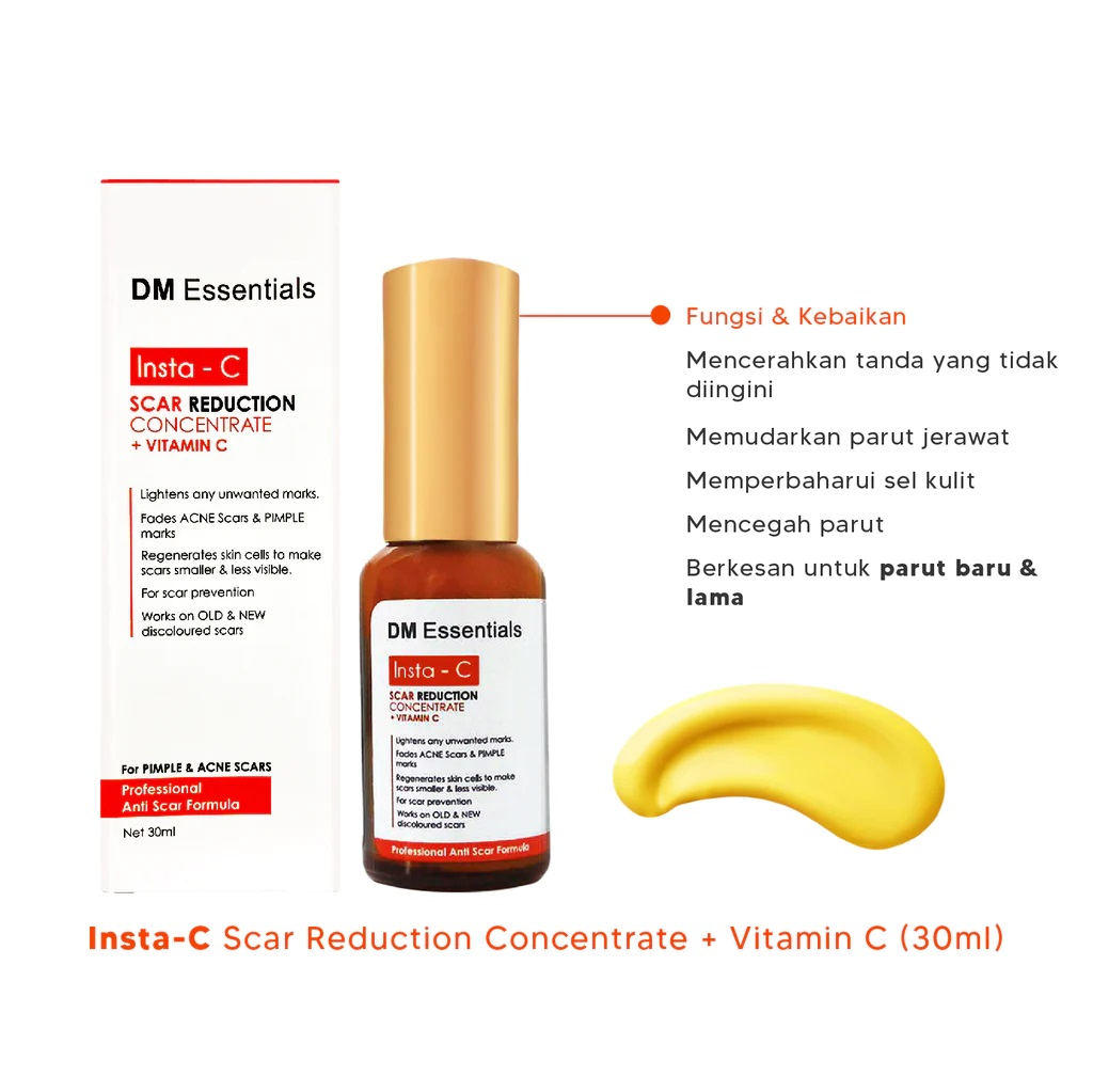 DM Essentials Scar Reduction Concentrate + Vitamin C 30ML | Shopee Malaysia