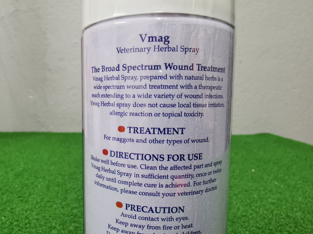Vmag Herbal Spray For Maggot Wound 400ml. Pet Spray, Wound Spray. Ubat ...