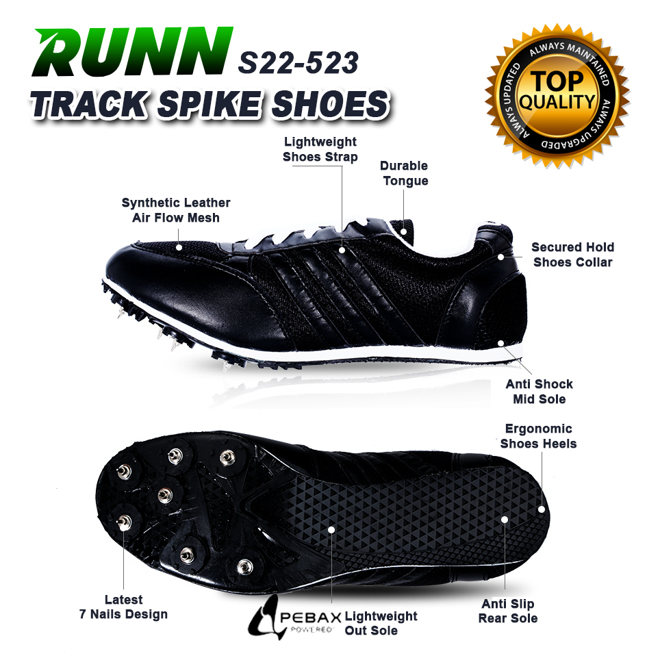 RUNN S22 Professional Running Track Run Spike Shoes Sprint Track And ...