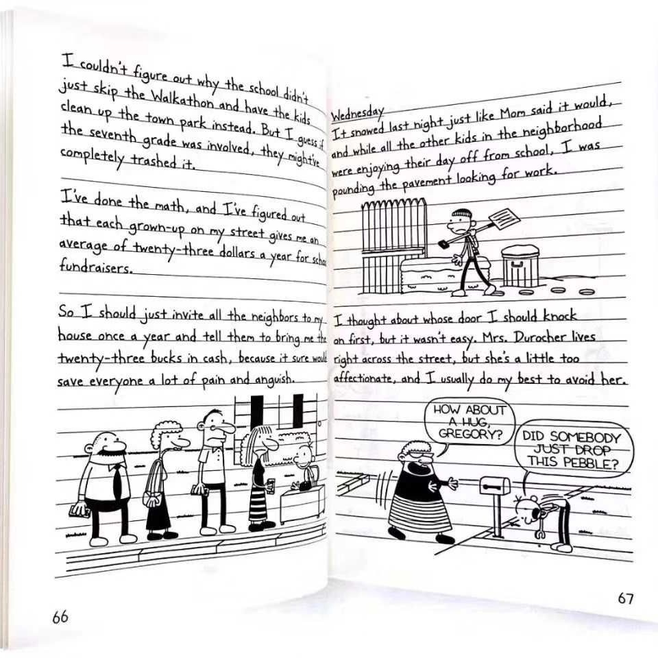 Wimpy Kid】【16 books】🔥🔥 Diary of a Wimpy Kid 16 books My Weird School ...