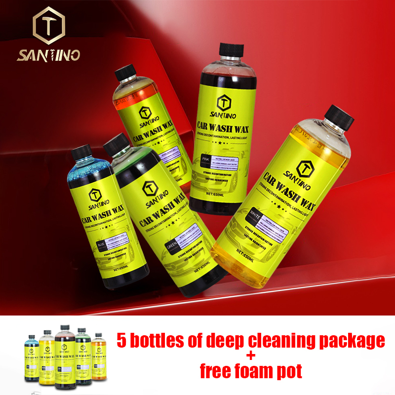 CAR Detailer (Nano Car Shampoo 650ml) Wash & Wax in 1 Step Car Wash Car ...