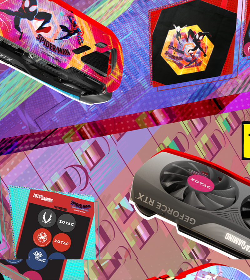 ZOTAC GAMING Spiderman Across the Spider-Verse Edition NVIDIA GEFORCE ...