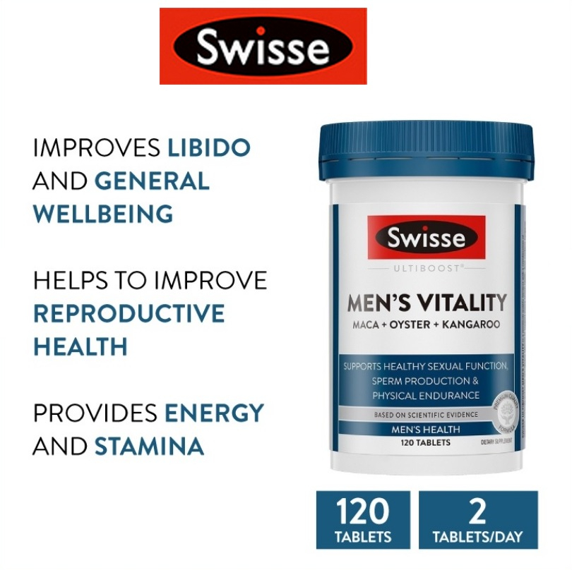 Swisse Ultiboost Energy Combo ( Swisse Ultiboost Men's Vitality 120 Tablets + Swisse Ultivite ...