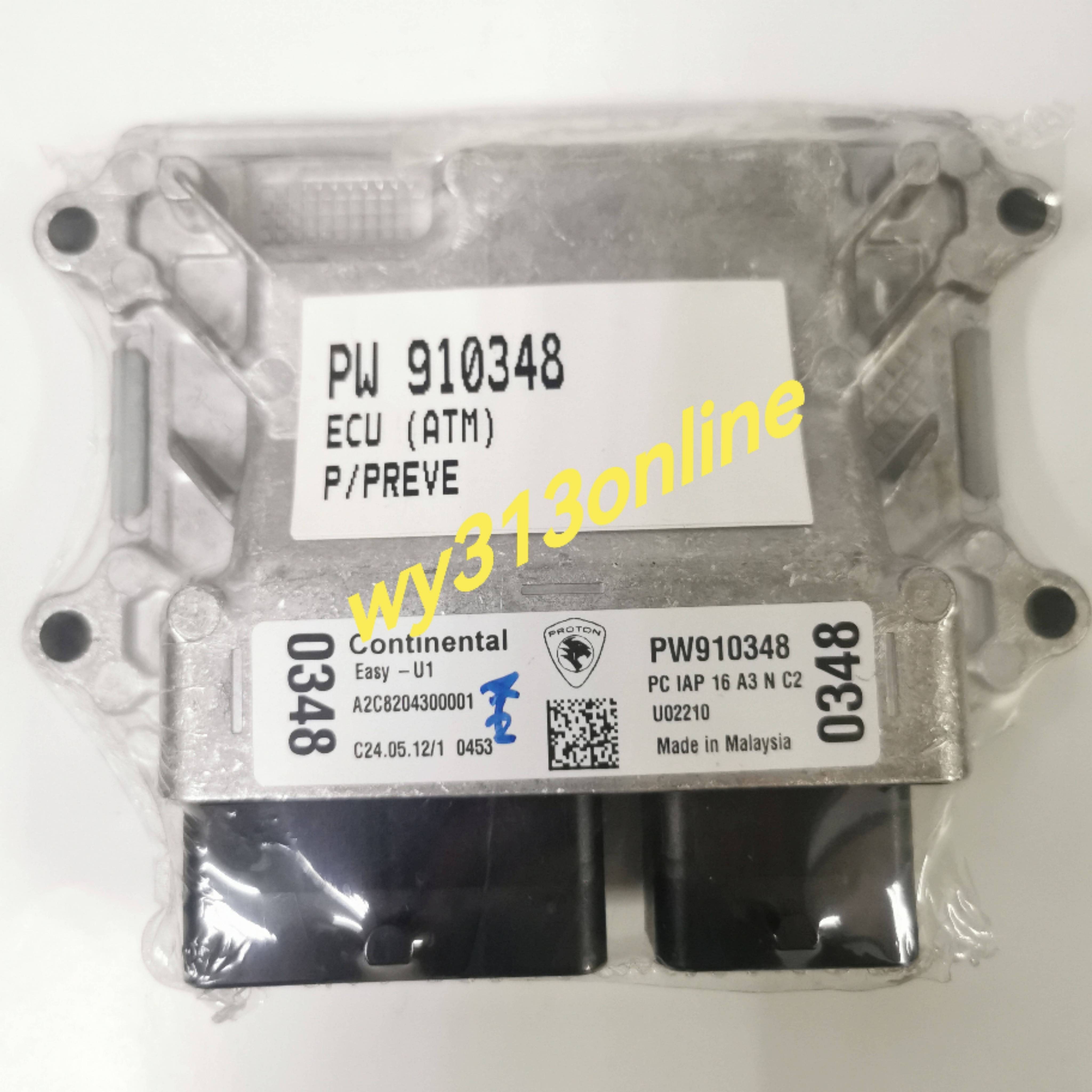 Pw910348 Original Proton Preve Auto Engine Control Unit ECU #0348 ...