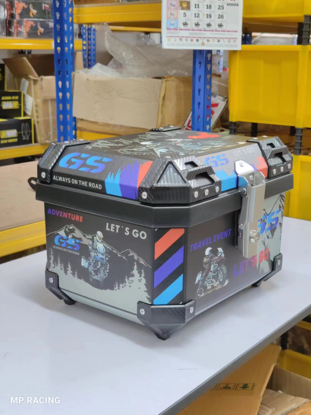 Top box ABS Plastic motorcycle 36Liter,Aluminium Box Stlye,Light weight ...