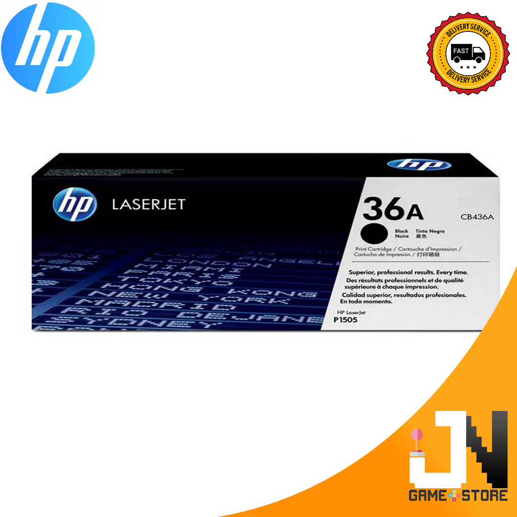 HP 36A / CB436A Black Original LaserJet Toner Cartridge | Shopee Malaysia