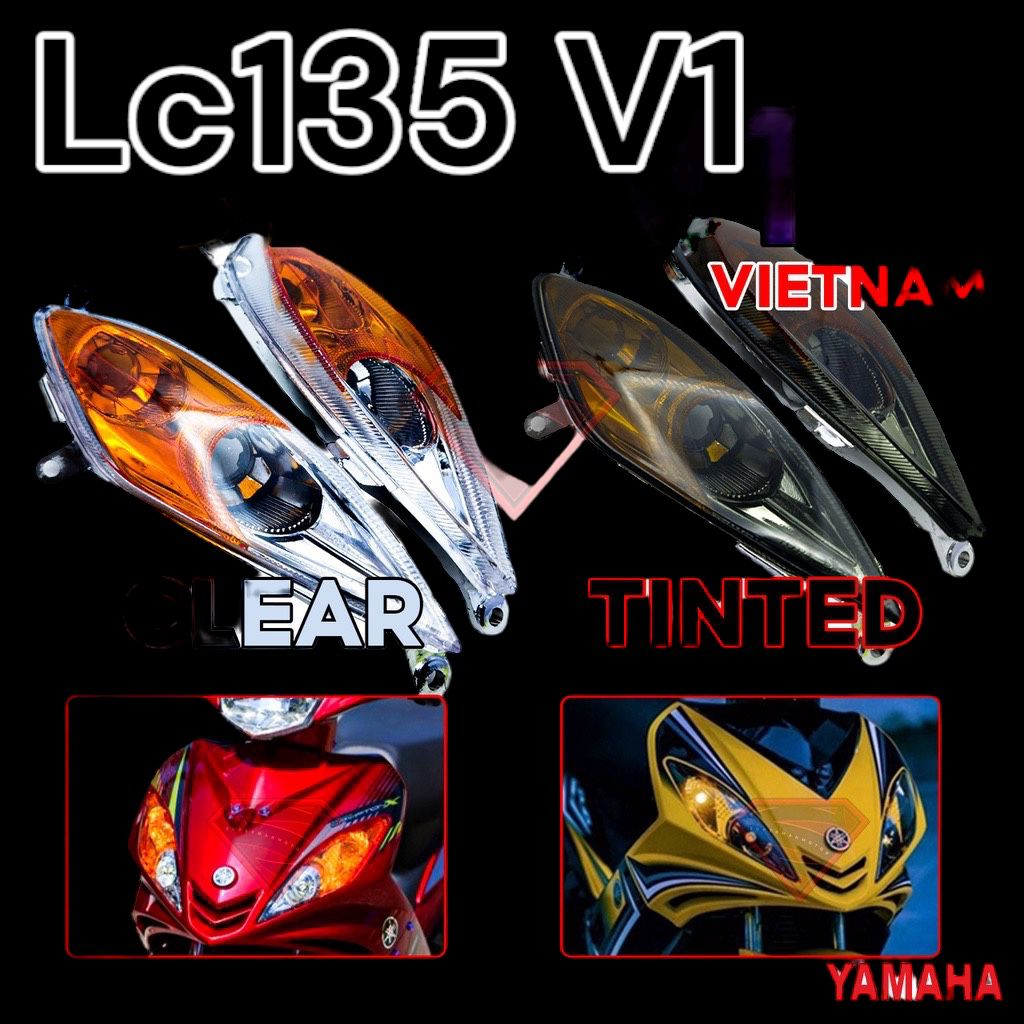 LC135 V1 SIGNAL tail lamp LIGHT LAMPU DEPAN SPECIAL EDITION SINA lampu dada vietnam remote ...