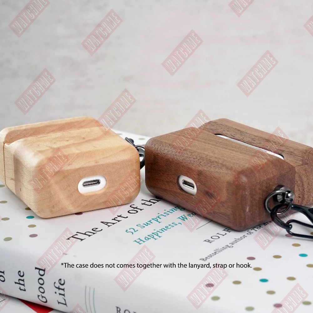 Apple Airpod Case, Solid Wood Series (Handicraft Full Cover Protect ...