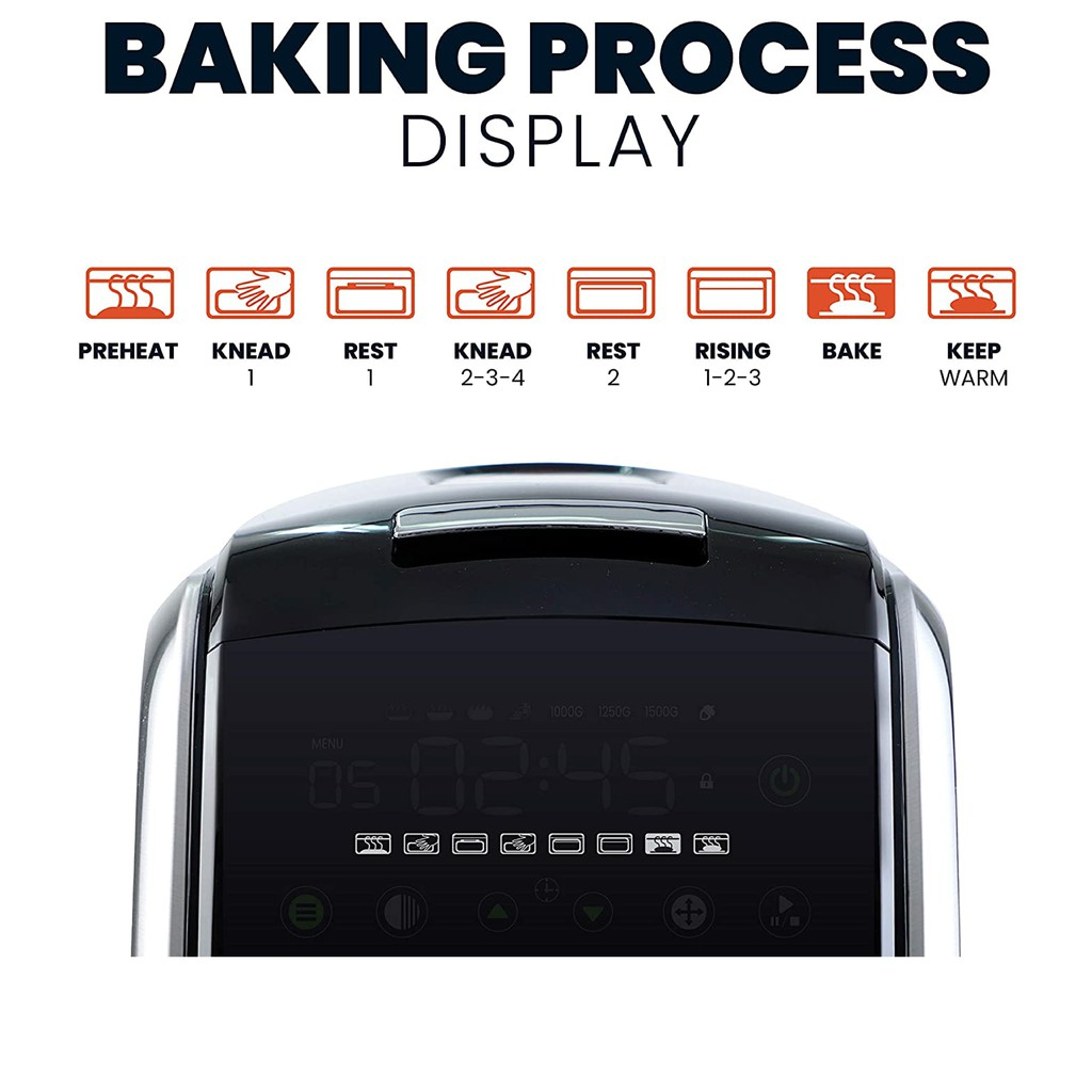 3.3LB RUSSELL TAYLOR X Muller Dual Blade Bread Maker | B5 | Shopee Malaysia